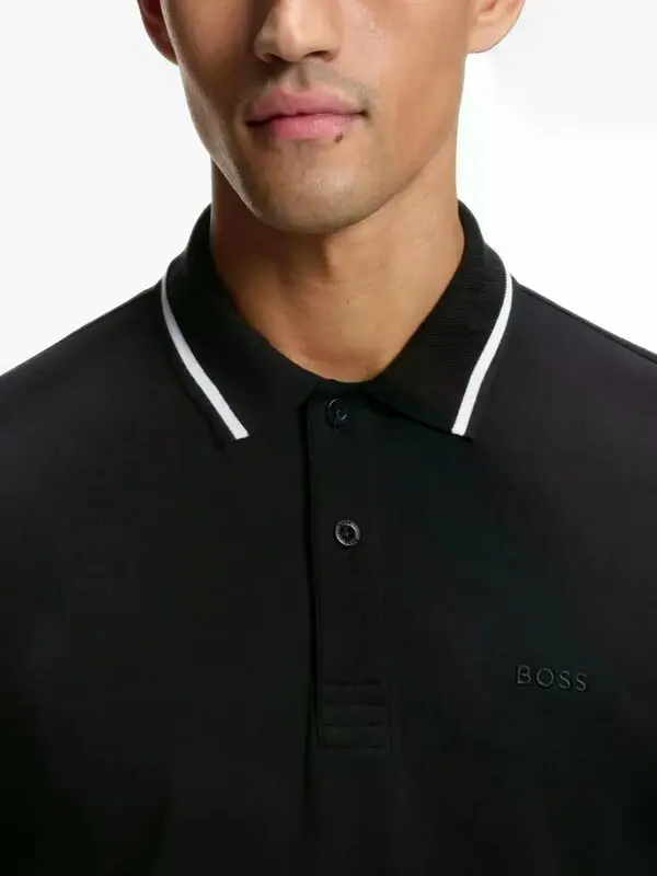 BOSS Paddy Slim-fit Polo Shirt In Interlock Cotton