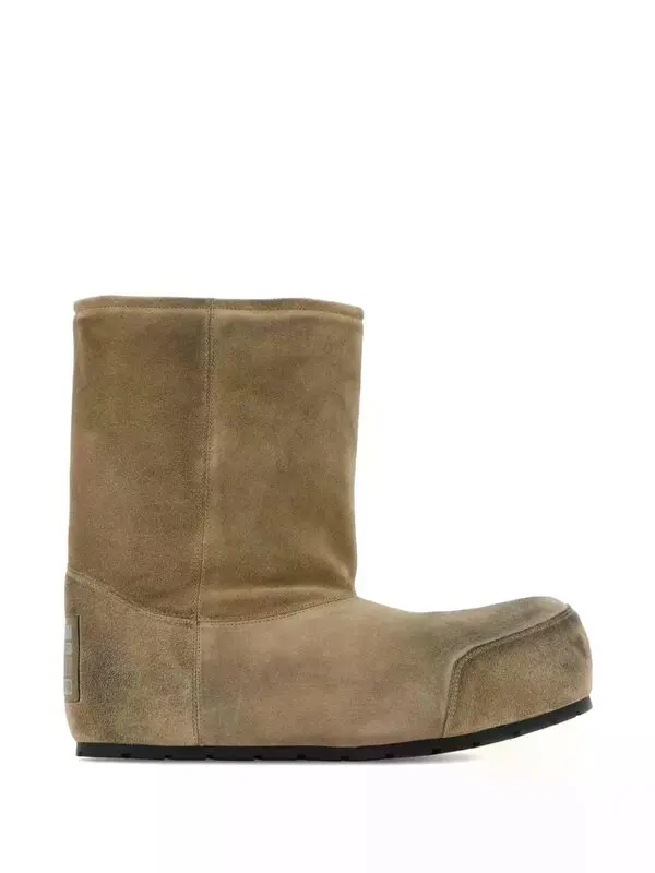 Balenciaga Dumbo Suede Boots - Neutrals
