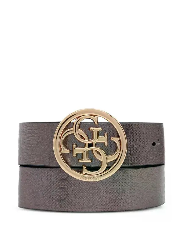 Guess Reversible Logo Belt - Grey