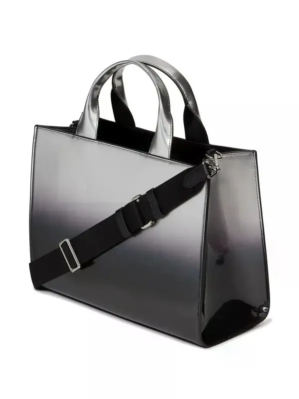 Karl Lagerfeld Rue St-guillaume Dégradé Tote - Silver