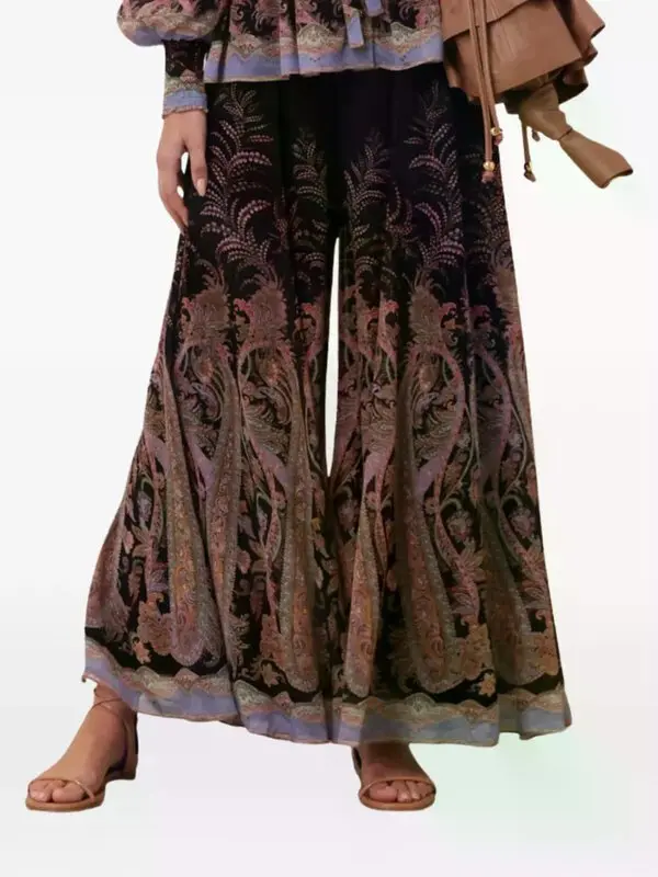 Zimmermann Alchemy Paisley-print Trousers