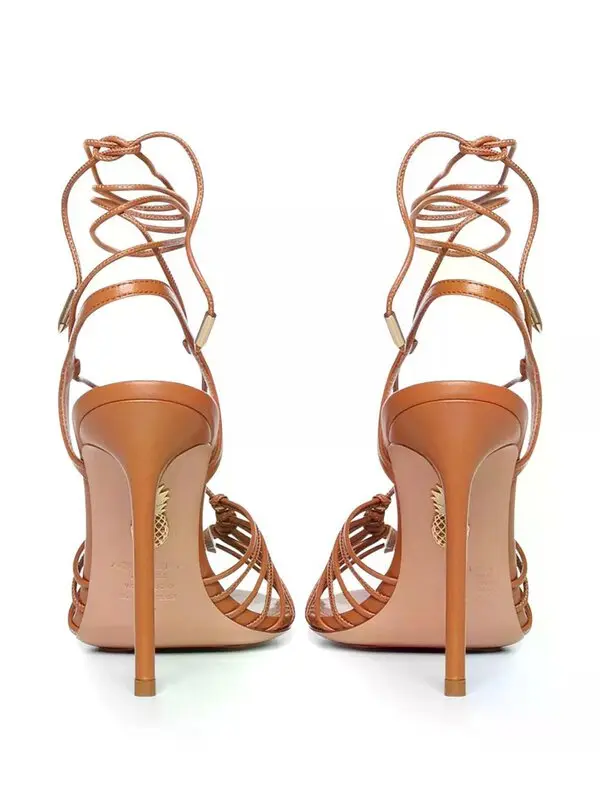 AQUAZZURA Strappy Tie-fastening Stiletto Sandals