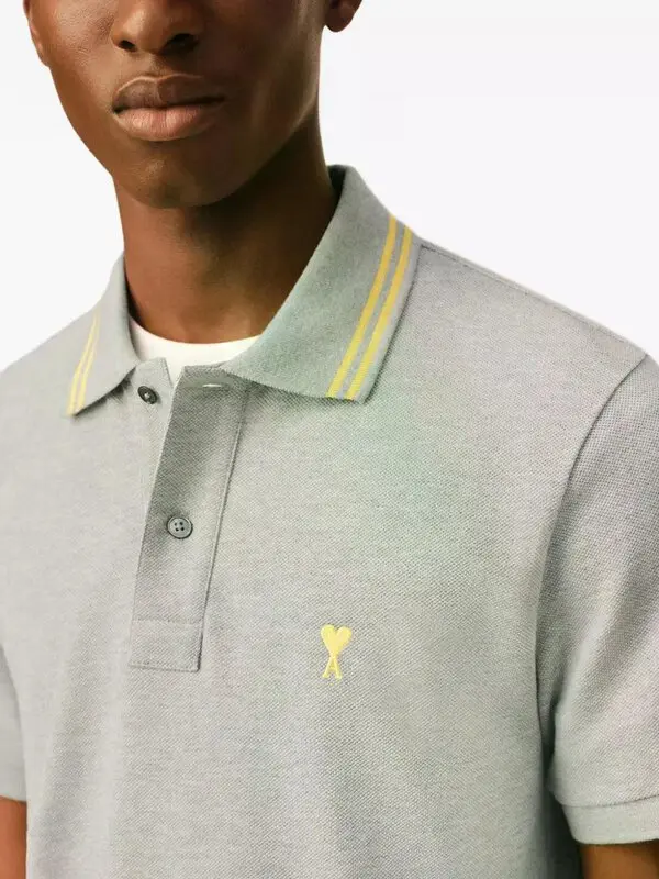 AMI Paris De Coeur Short-sleeves Polo Shirt