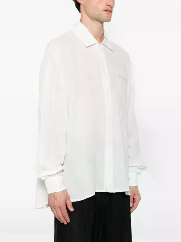 ROLD SKOV Textured Long-sleeve Shirt
