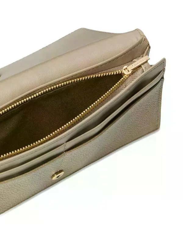 Calvin Klein Logo-plaque Grained Wallet
