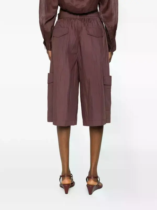 ISABELLE BLANCHE Belted Cargo Shorts