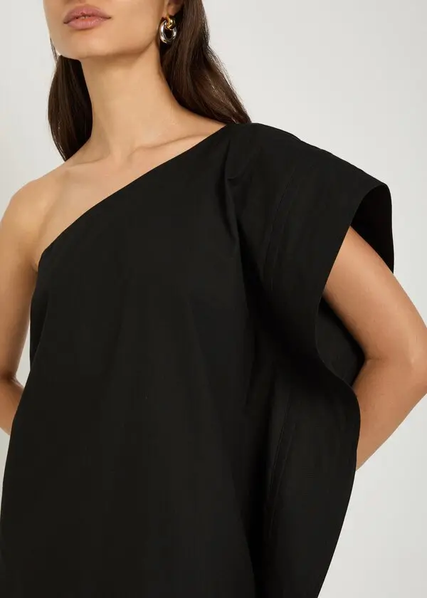 Stella McCartney Asymmetric Cotton Mini Dress
