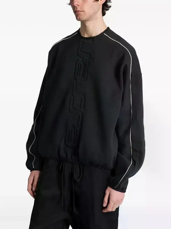 Fear Of God Logo-embossed Relaxed Fit Sweater - Black