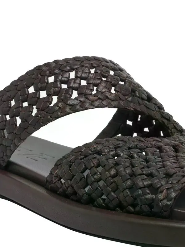 POEVE Delphine Woven Leather Sandals