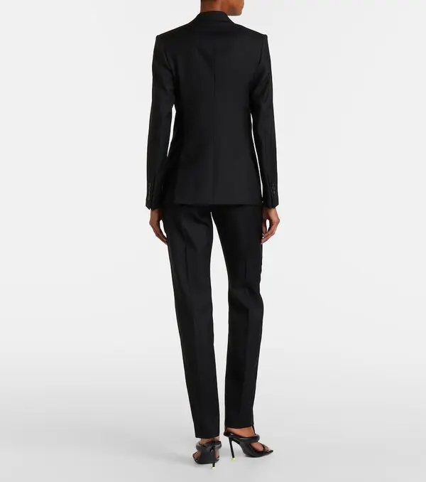 Givenchy Chalk Stripe Wool Slim Pants