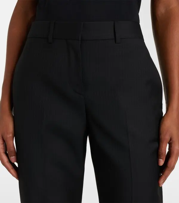 Givenchy Chalk Stripe Wool Slim Pants