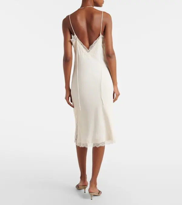RÓHE Lace-trimmed Slip Dress