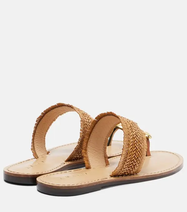 AMANU Shela Woven Leather Sandals