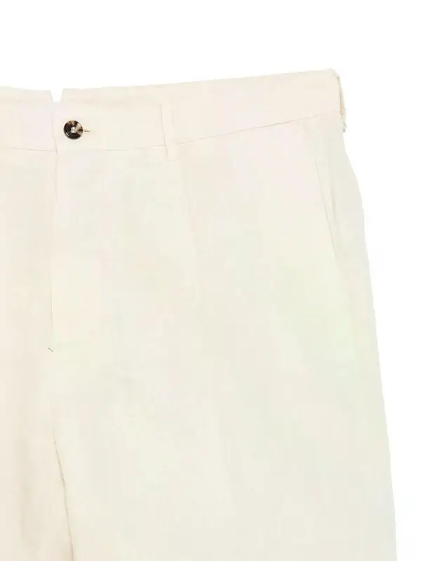 DELL'OGLIO Button Pleated Shorts