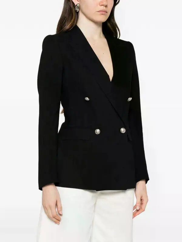 Tagliatore Double-breasted Blazer With Peak Lapels