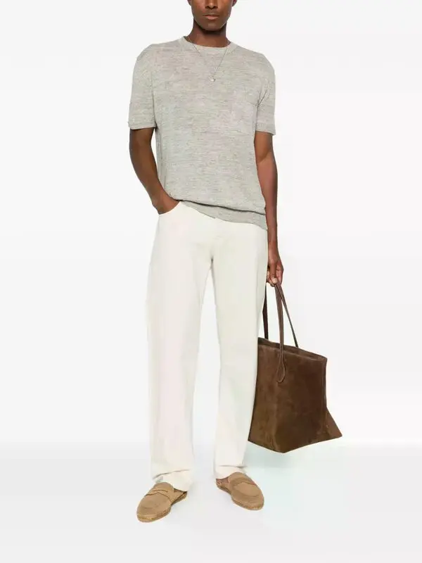 AMARANTO Ribbed Short-sleeve T-shirt