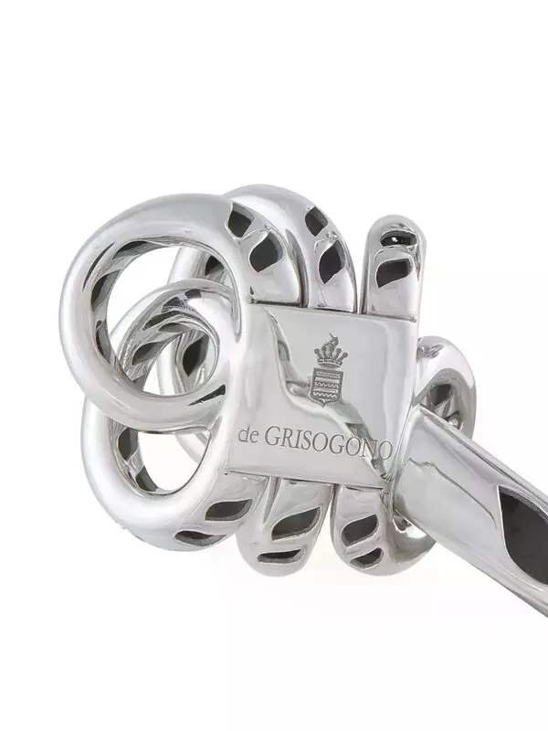 De Grisogono Vortice Diamond 18k White Gold Bracelet - Silver