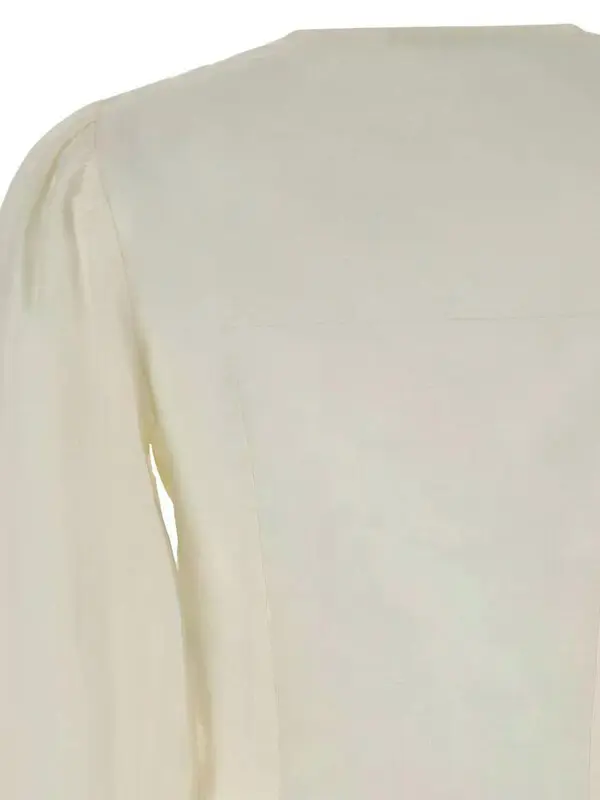 BOSS Openwork-embroidered Scalloped-hem Blouse