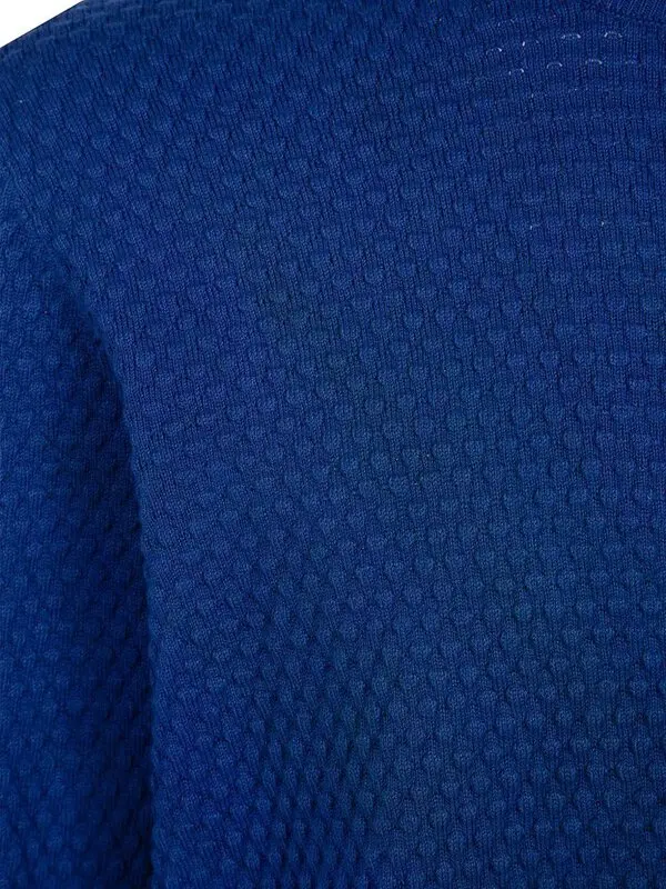GRAN SASSO Honeycomb-knit Zip-up Jacket