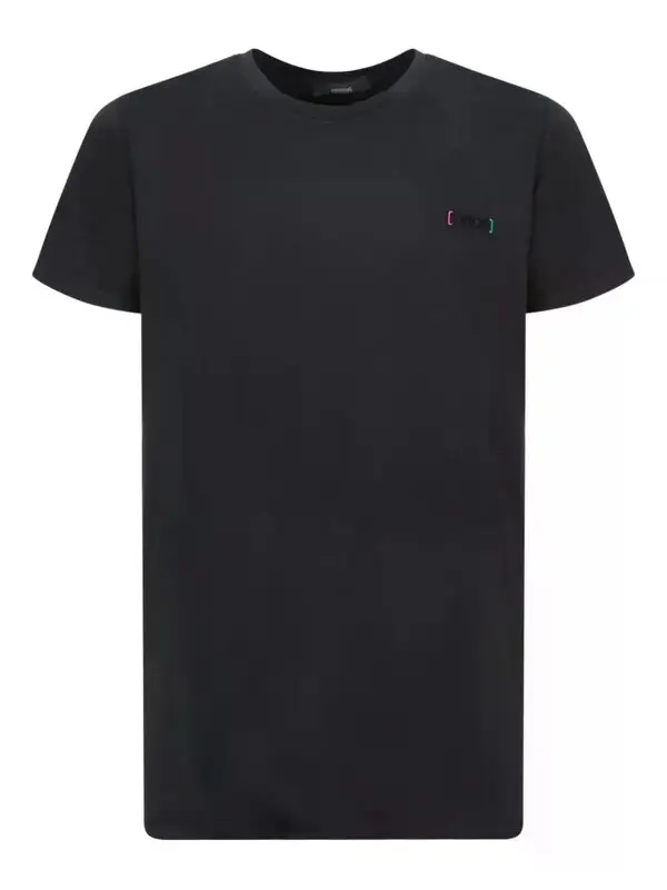 14BROS Logo-embroidered T-shirt - Black