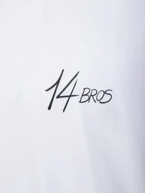14BROS Logo-print T-shirt - White