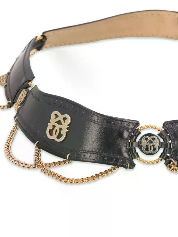 PIROVANO VINTAGE Logo Chain Belt