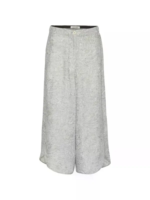 Henrik Vibskov Jacquard Weave Buttoned Palazzo Pants