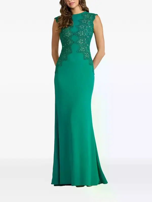 Tadashi Shoji Lace Detail Maxi Dress