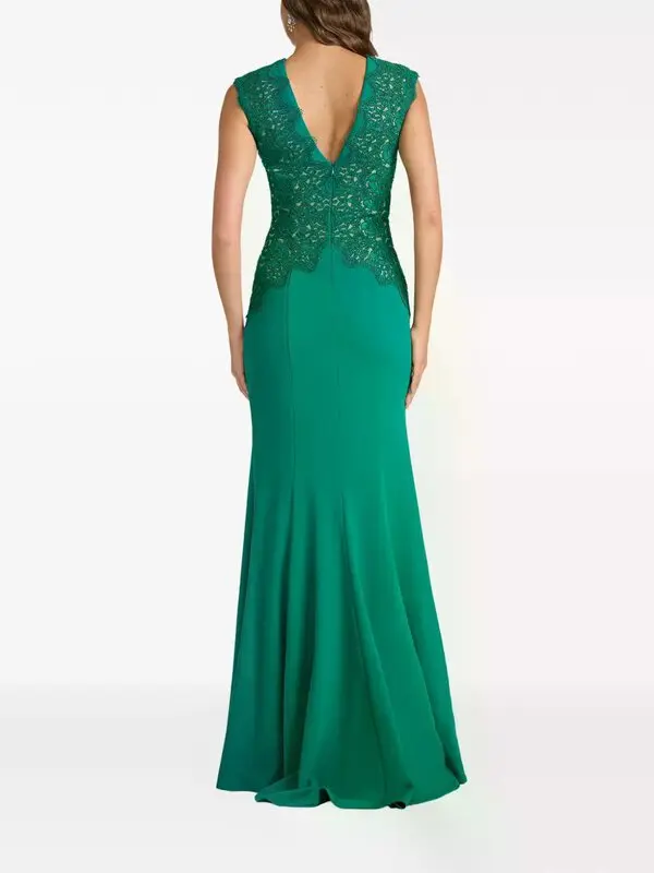 Tadashi Shoji Lace Detail Maxi Dress