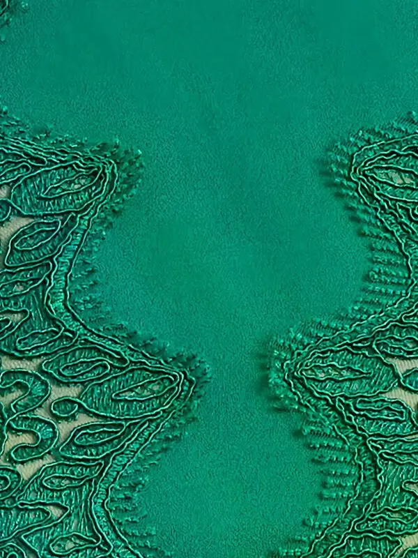 Tadashi Shoji Lace Detail Maxi Dress