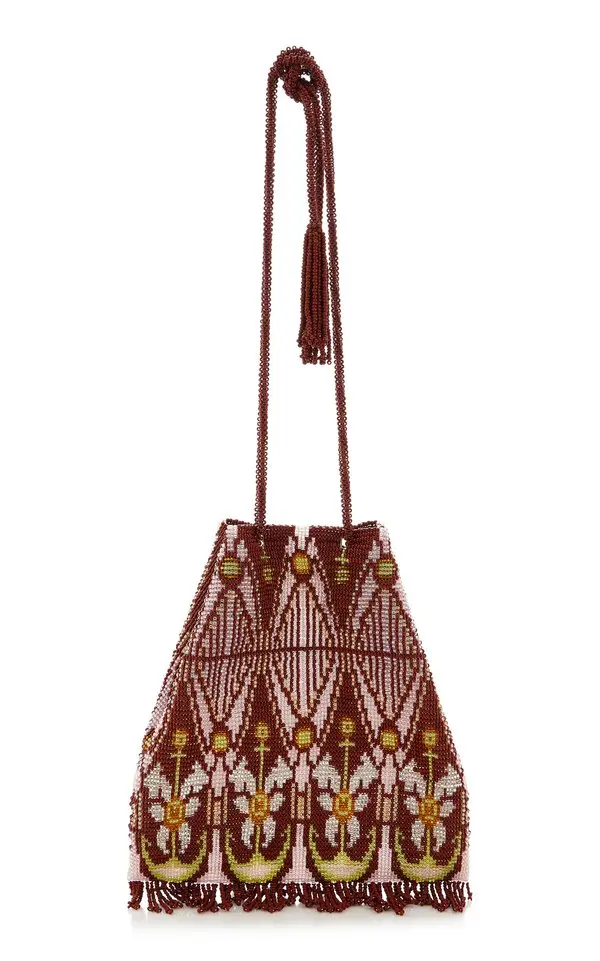 PURA UTZ La Isla Beaded Pouch - Multi