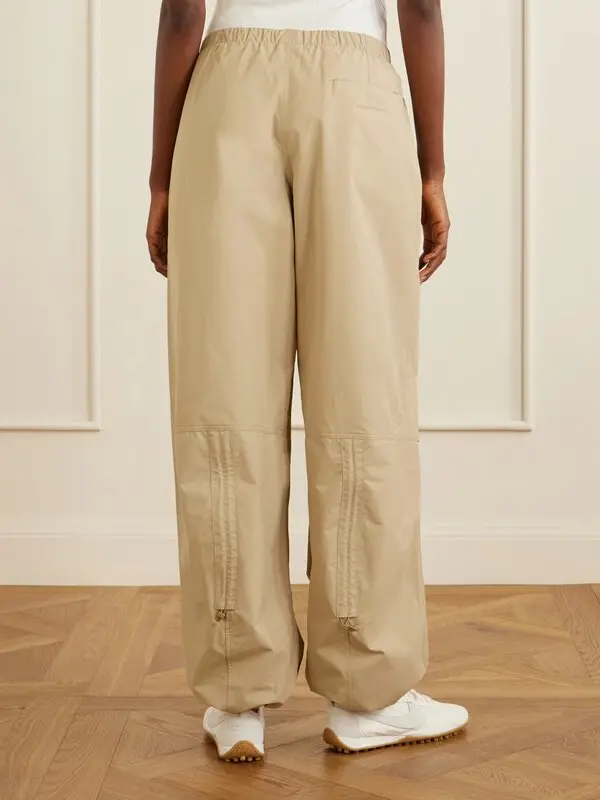 On Woven Ballo Wide-leg Cotton-blend Trousers