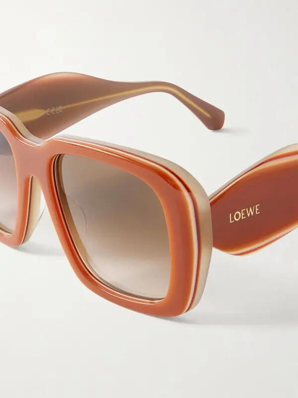 Loewe Paula's Ibiza Square Frame Acetate Sunglasses