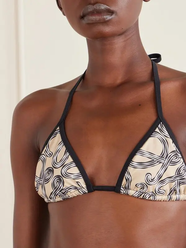 Loewe Anagram Logo Bikini Top