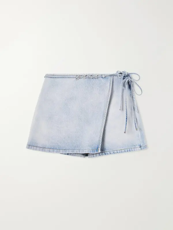 Loewe Denim Wrap Shorts