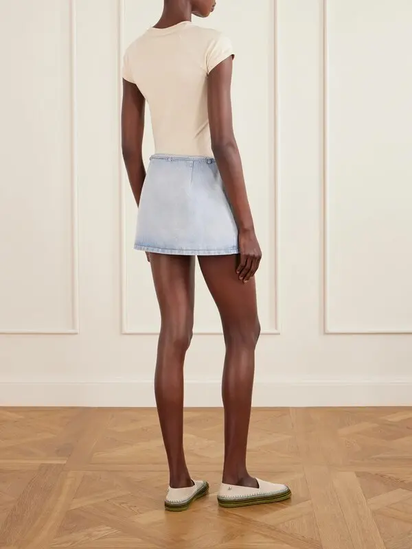 Loewe Denim Wrap Shorts