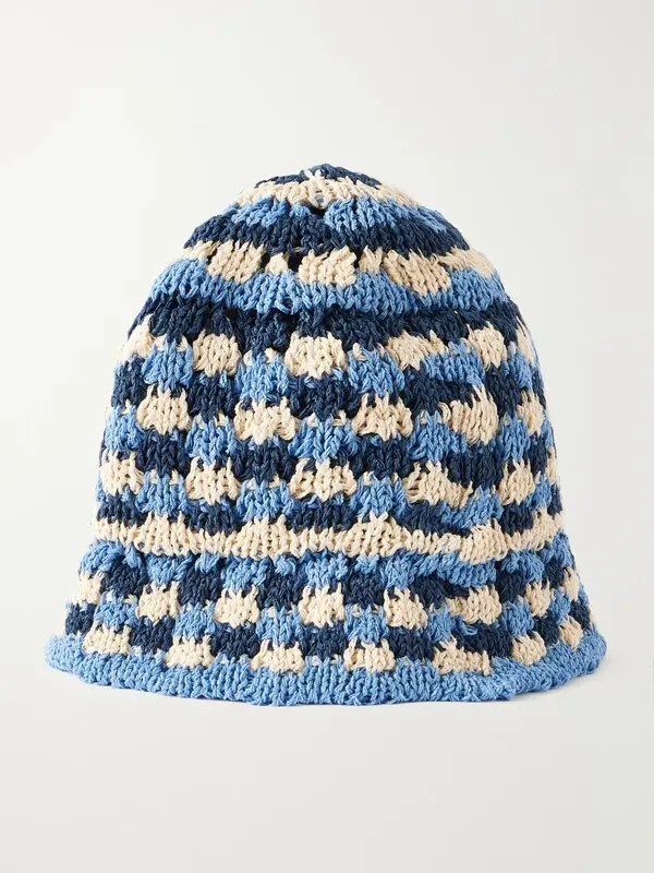 Loewe Crocheted Anagram Bucket Hat