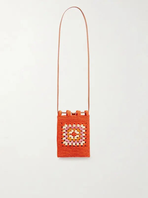 Loewe Crocheted Raffia Bucket Bag