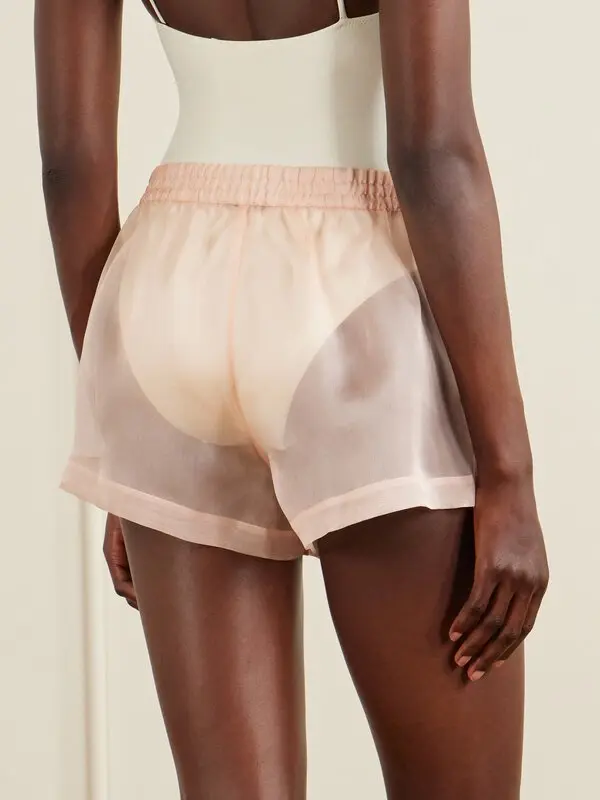 Kiki De Montparnasse Silk Organza Shorts