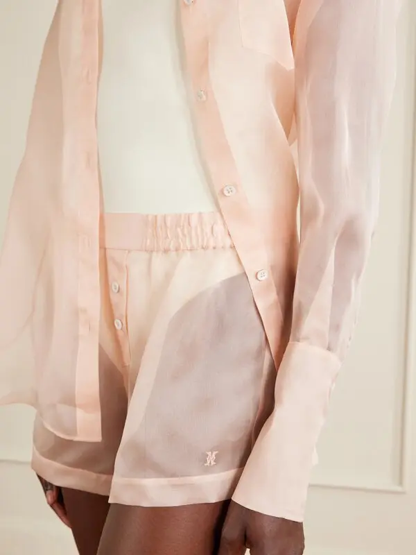 Kiki De Montparnasse Silk Organza Shorts