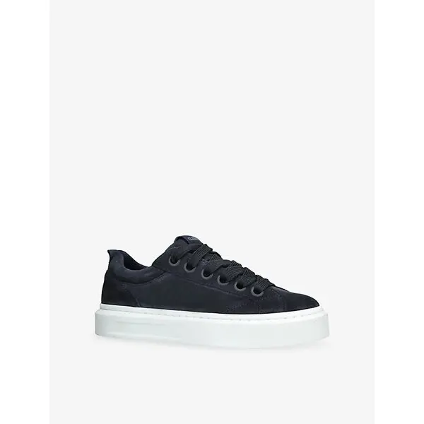 CLEENS Ace Suede Trainers - Navy