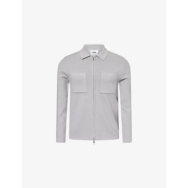 NOBL Cassius Zip-front Knitted Top
