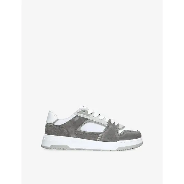 CLEENS Suede And Mesh Trainers - Grey/light