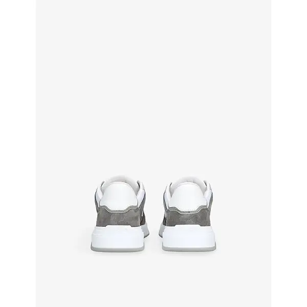 CLEENS Suede And Mesh Trainers - Grey/light