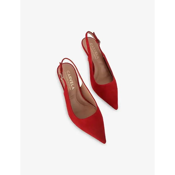 Carvela Suede Slingback Stiletto Heels