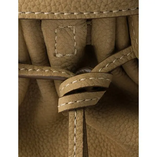 Prada Bonnie Medium Leather Handbag - Neutral