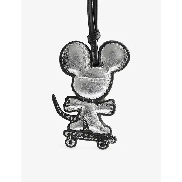 Zadig&Voltaire Skater Mouse Leather Bag Charm