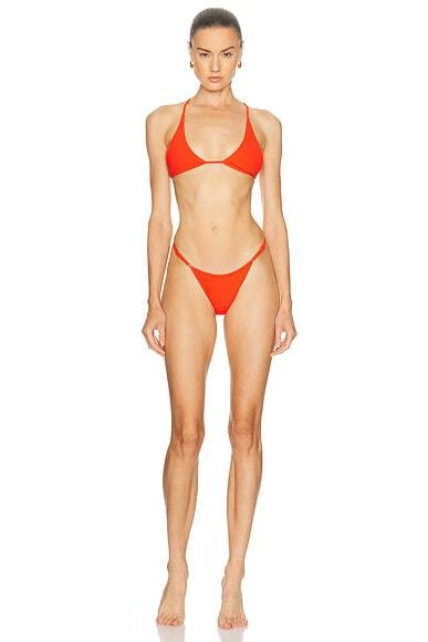 TROPIC OF C Luna Bikini Bottom - Tomato