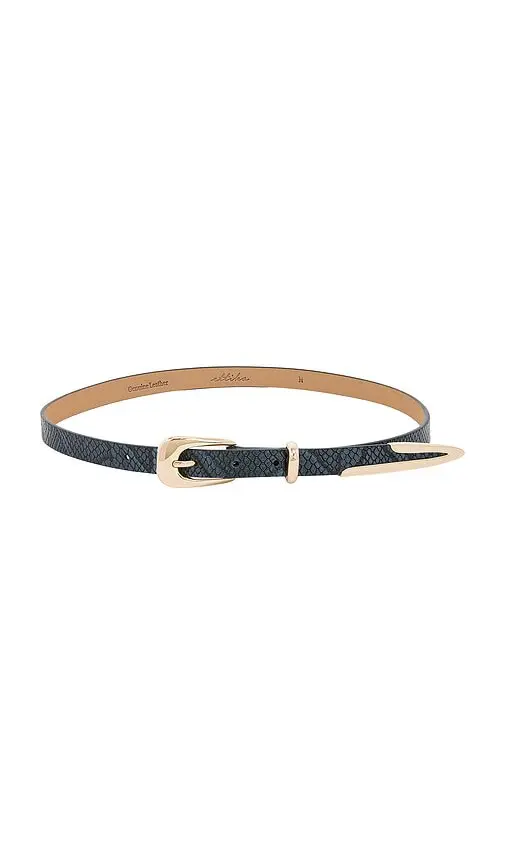 Ettika Modern Saddle Belt - Grey