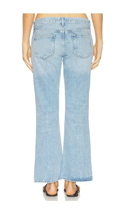 AGOLDE Low Rise Boot Ankle Jeans - Blue